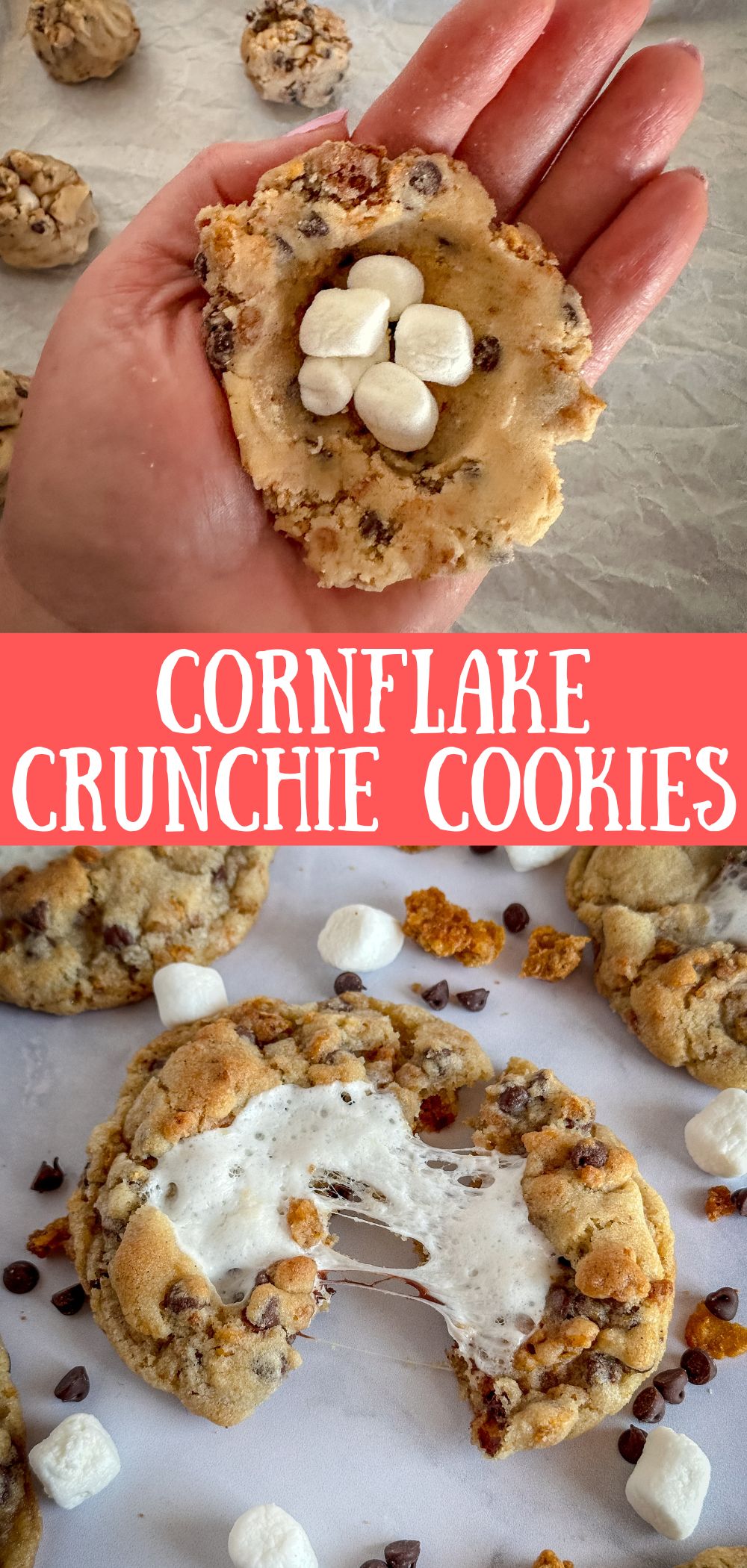 Cornflake Crunchie Cookies (Extra Gooey) | Donuts2Crumpets